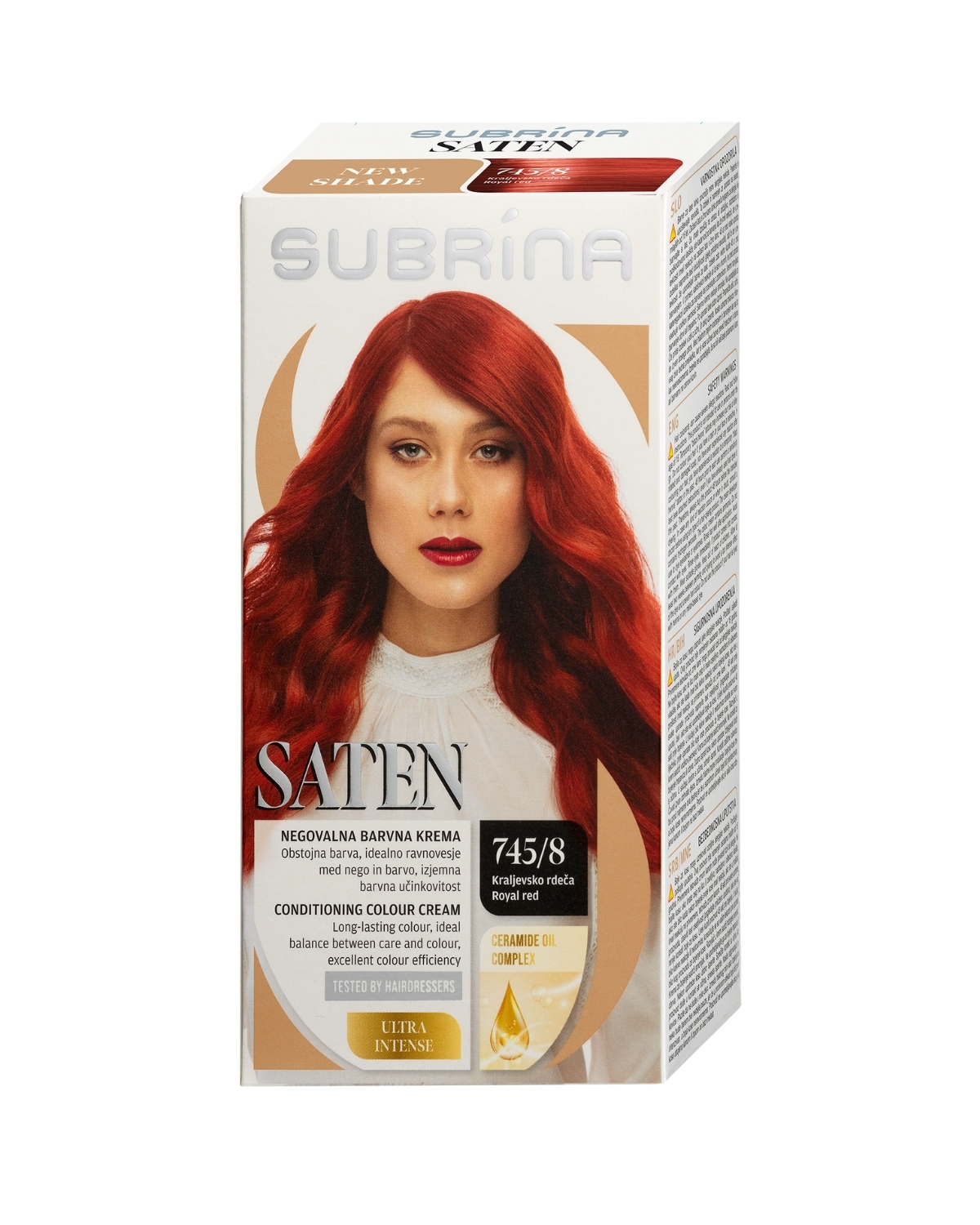 SUBRINA SATEN 745/8 KRALJVSKO CRVENA | Mil Pop