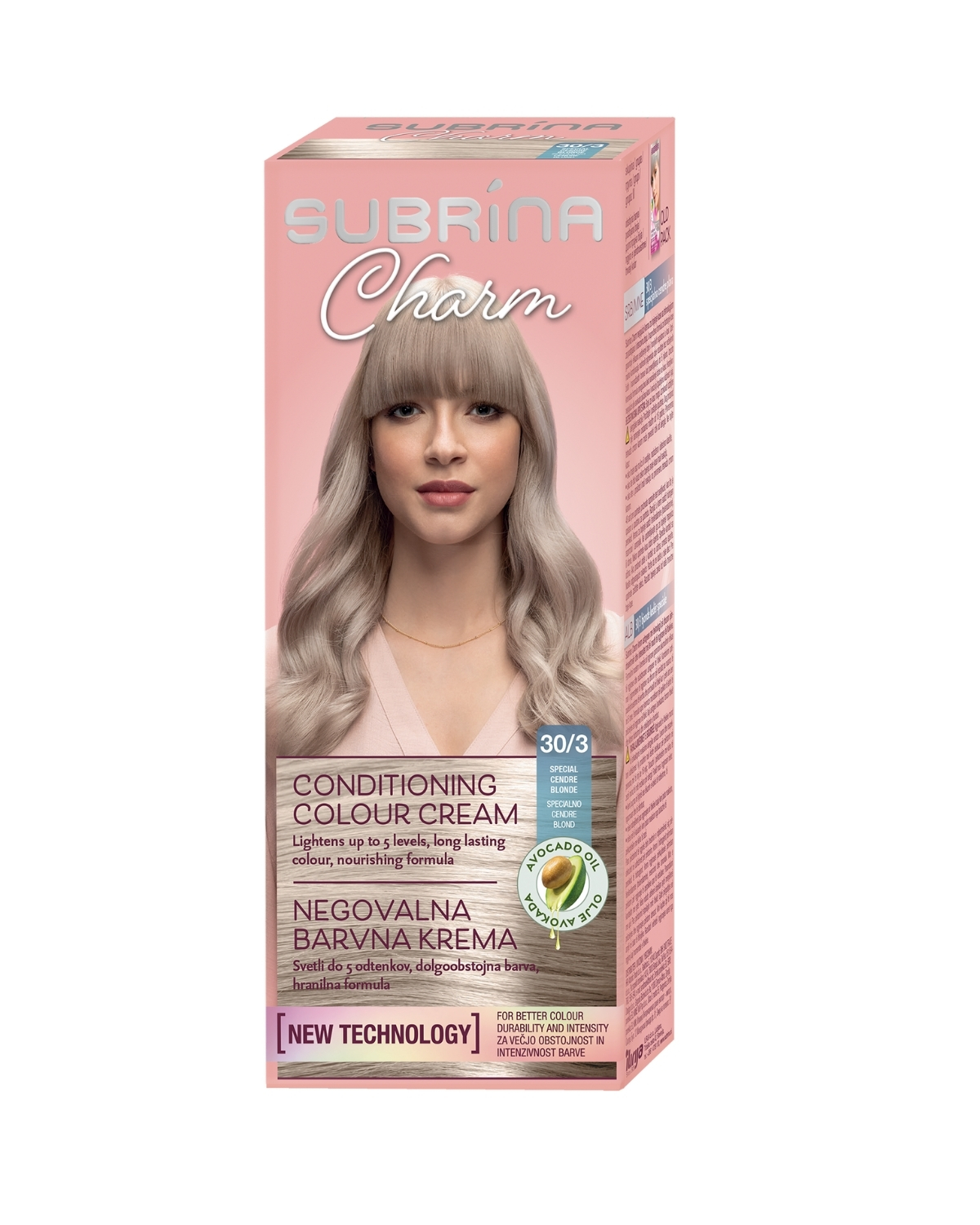 SUBRINA CHARM 30/3 SPEC.SV.CENDRE BLOND NOVA | Mil Pop