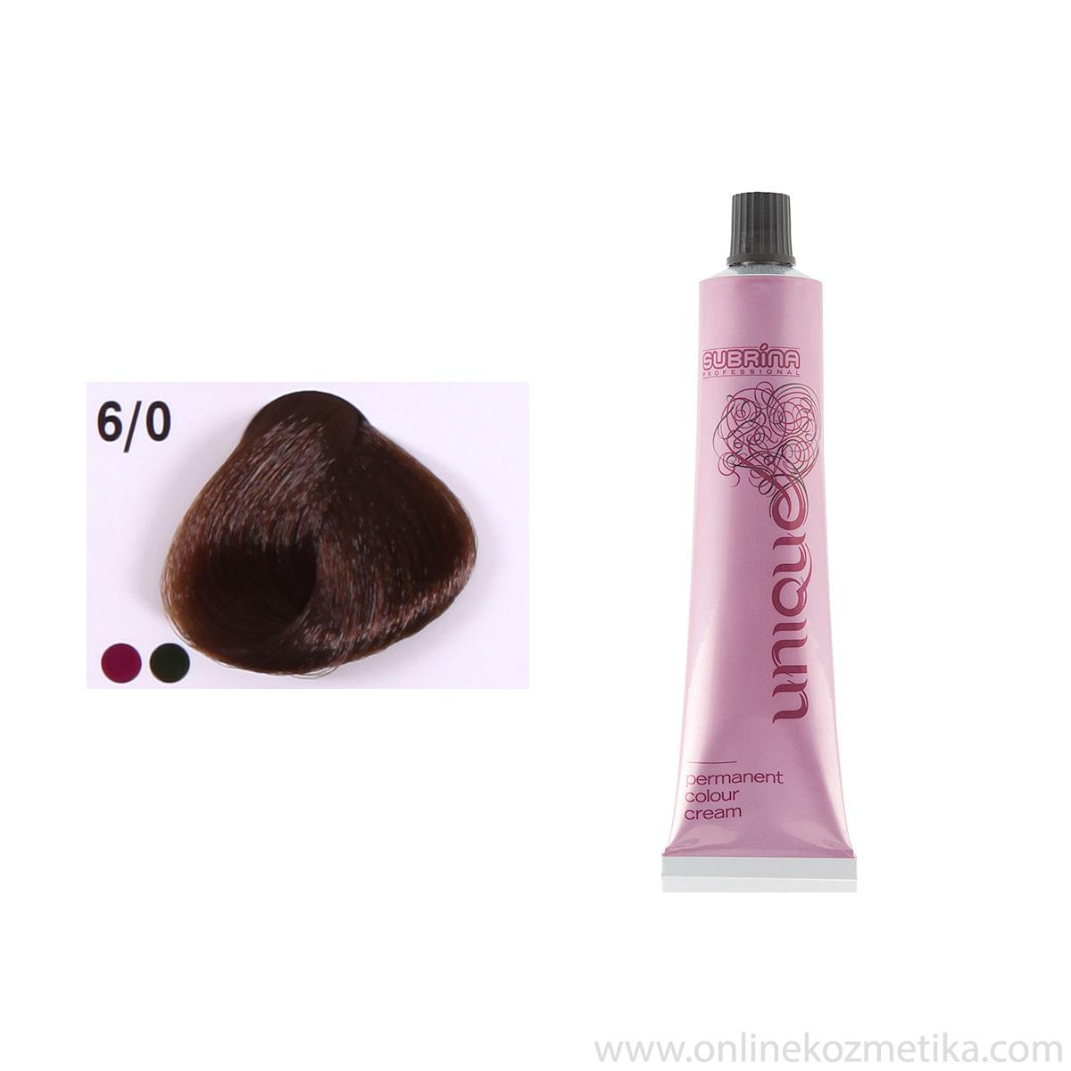 FARBA ZA KOSU PROFESSIONAL UNIQUE 6/0 DARK BLOND 100ML | Mil Pop