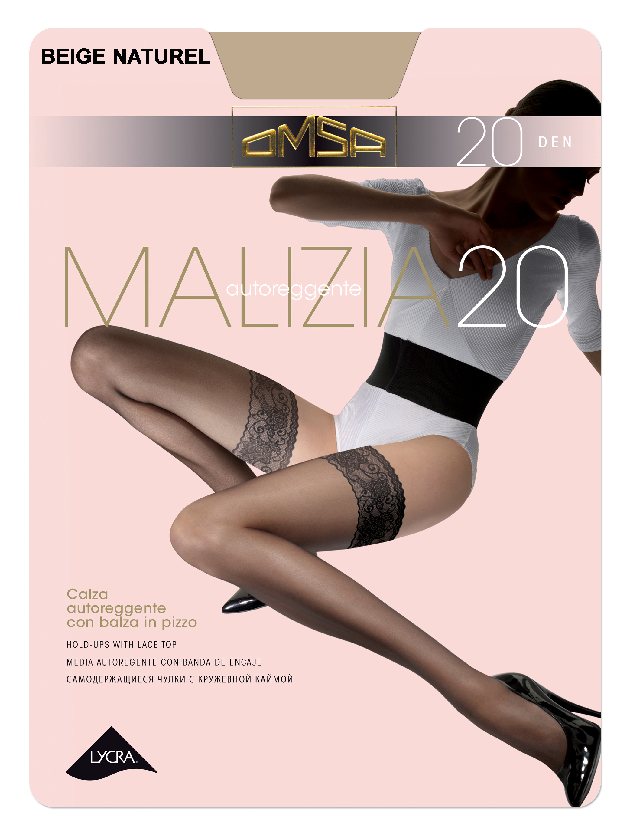 ČARAPE OMSA MALIZIA 258 HALTER.20 DEN | Mil Pop