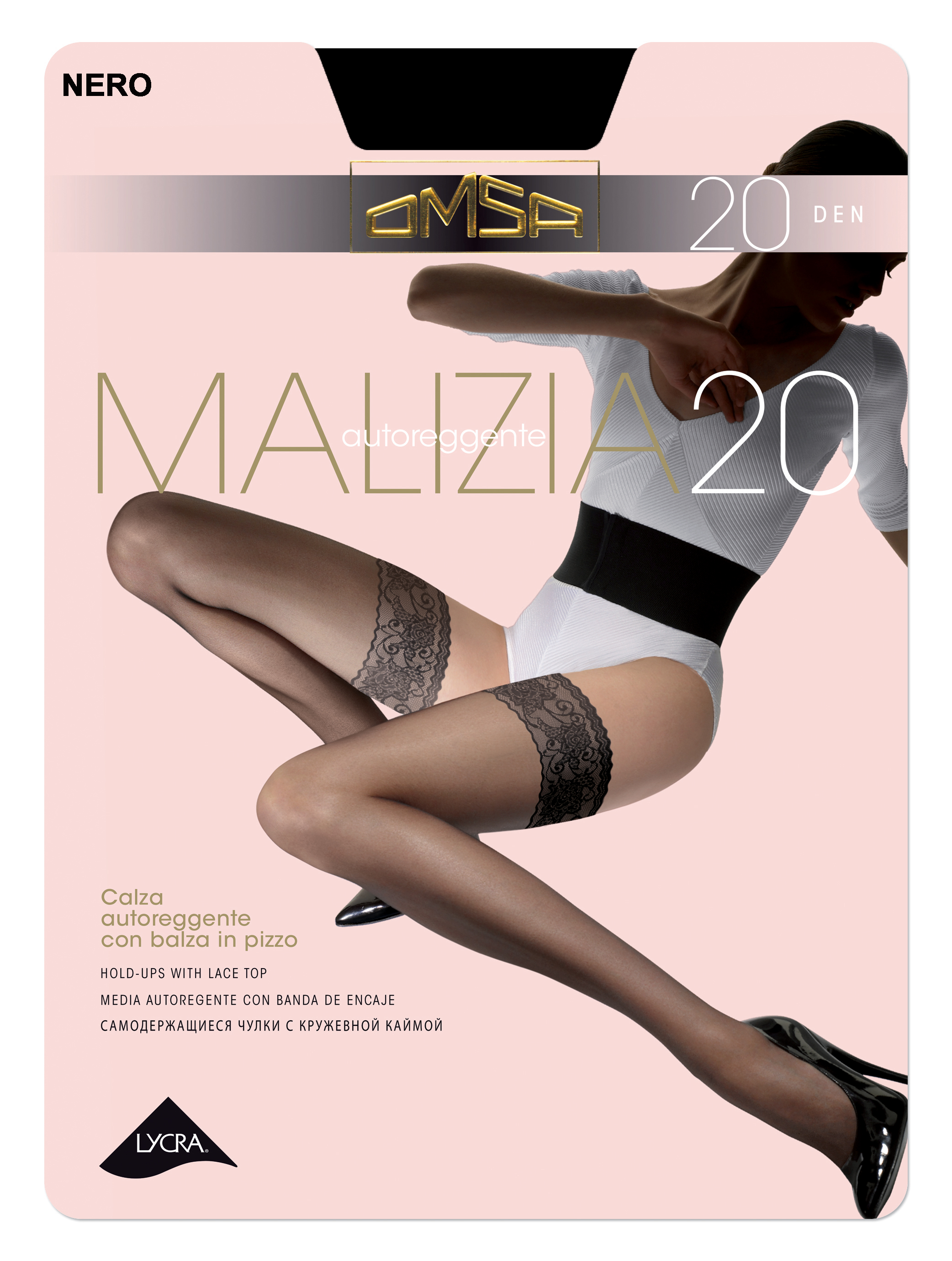 ČARAPE OMSA MALIZIA 258 HALTER.20 DEN | Mil Pop