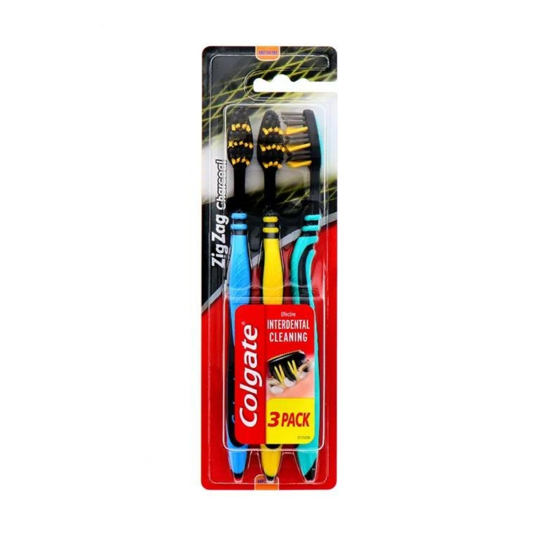 COLGATE CETKICA ZIG ZAG CHARCOAL 2+1 GRATIS | Mil Pop