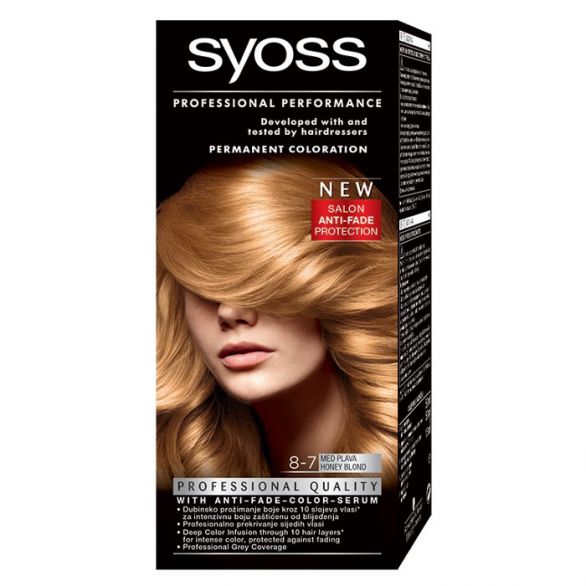 SYOSS COLOR 8-7 MED PLAVA | Mil Pop